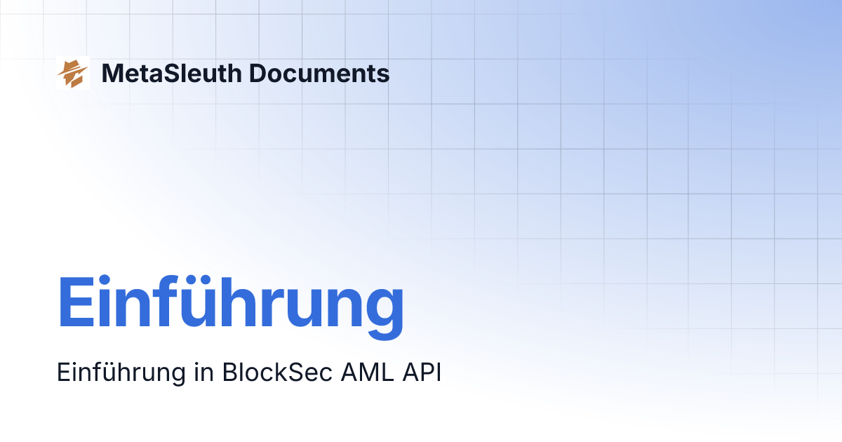 Einführung | MetaSleuth Documents